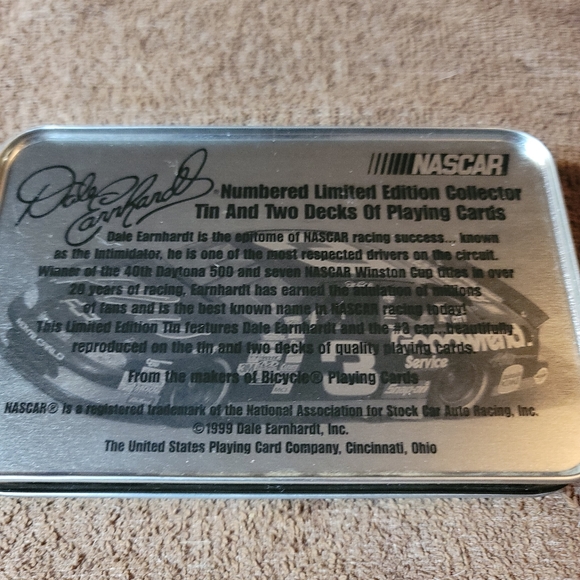 Nascar | Other | Dale Earnhardt Sr Limited Edition Collectors Numbered ...